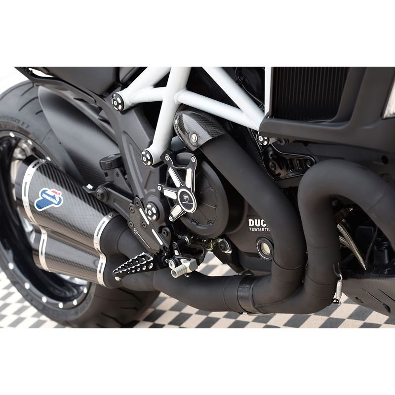Parts :: Ducati :: Diavel / XDiavel :: Exhaust :: Termignoni Ducati Diavel Carbon Fiber Black ...